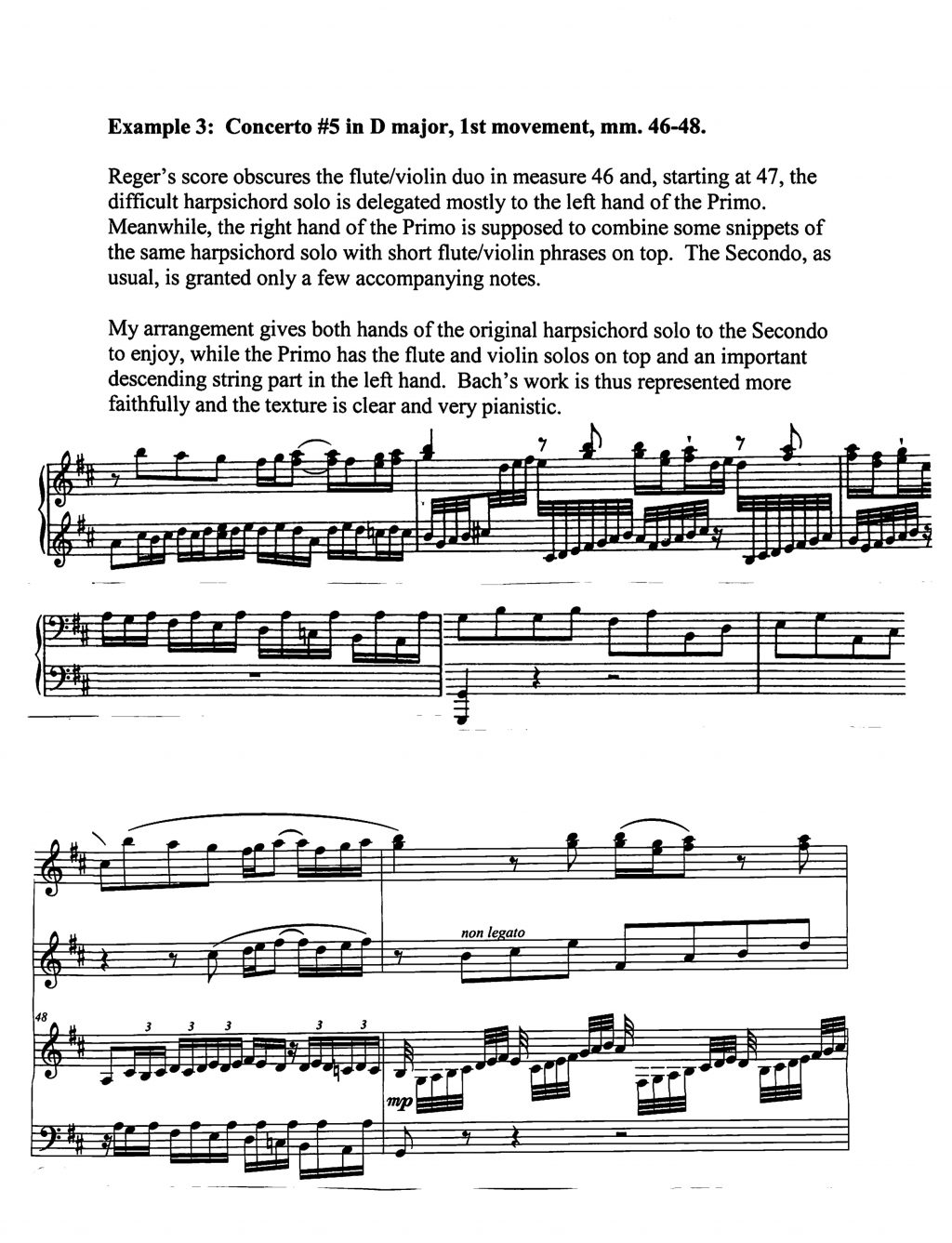 Addressing The Problems of Max Reger’s piano duet transcription of the ...