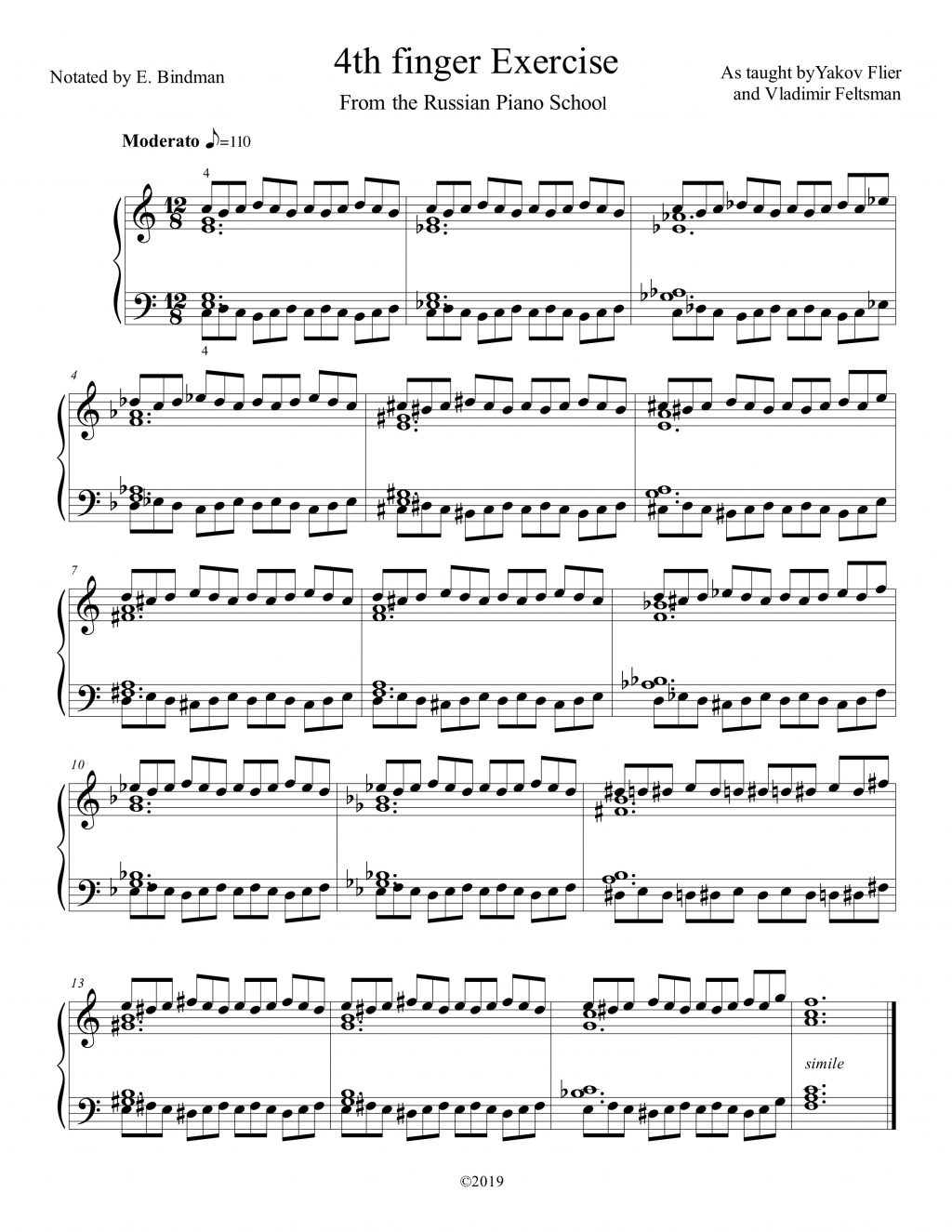 Fourth Finger Exercise | Piano Practice Tips | Eleonor Bindman